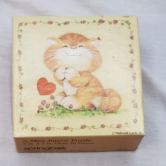 Springbok | Toys | Vintage Springbok Orange Ginger Cat 7 Piece Puzzle ...